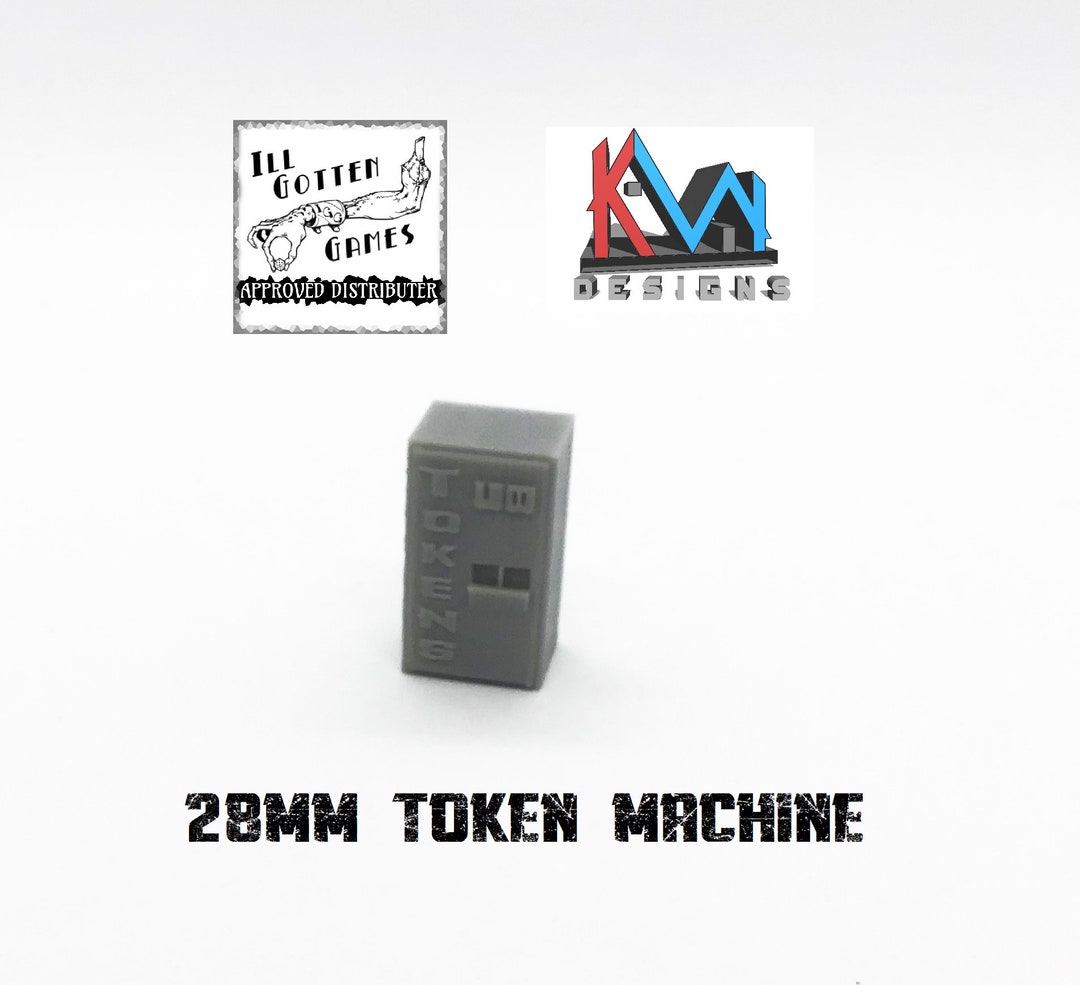 3D Printed - 28mm Heroic Scale Token Machine - Etsy