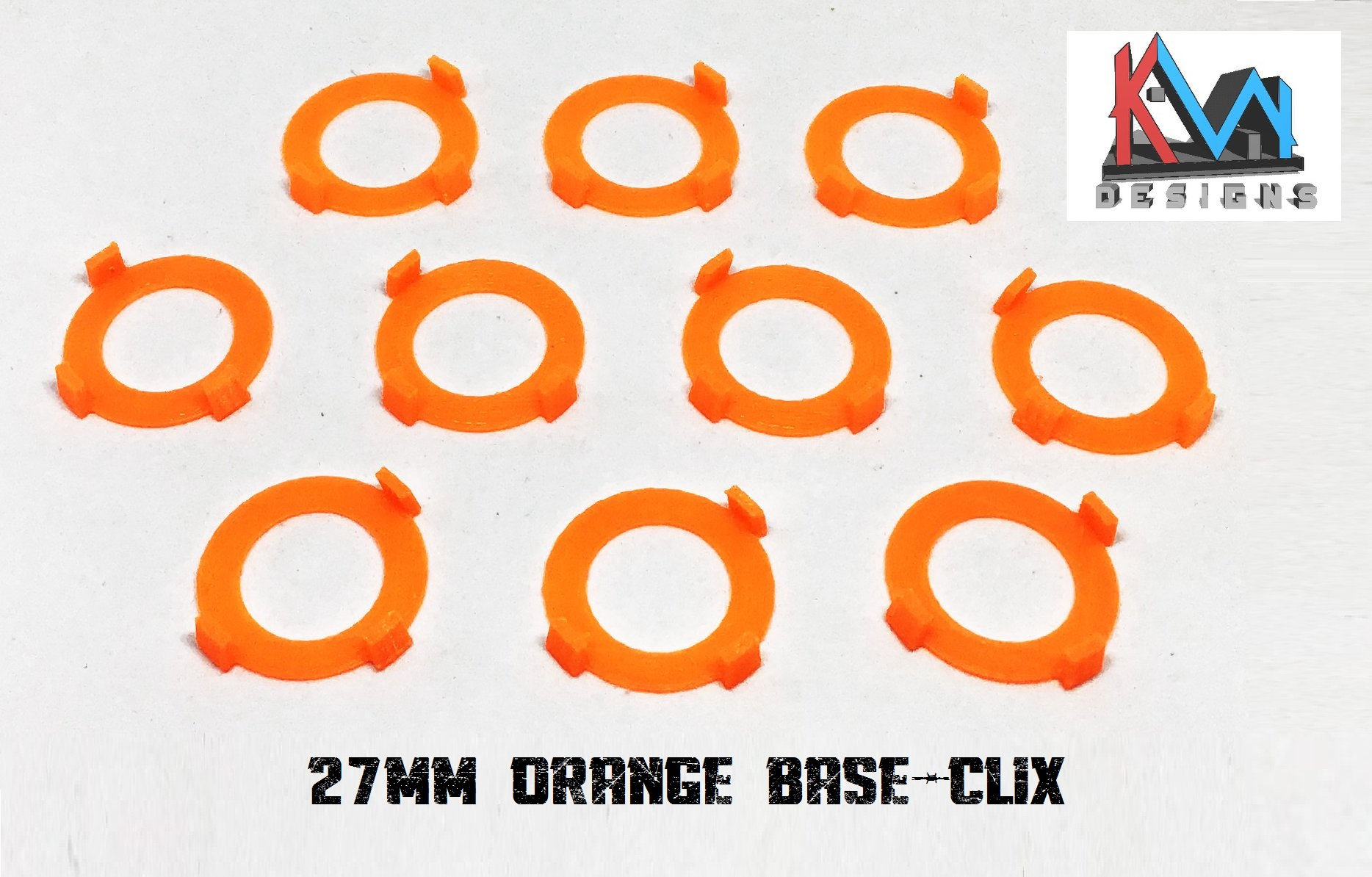 3D Printed - 27mm Base-clix - Squad Markers for Bases (star Wars Legion ...