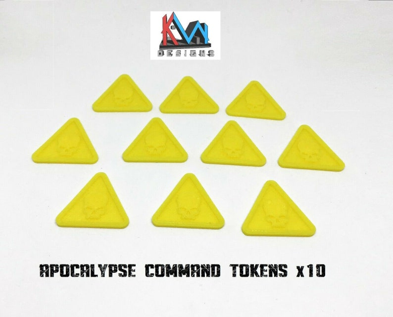 3D Printed 40k Apocalypse Compatible Tokens 90 Tokens | Etsy