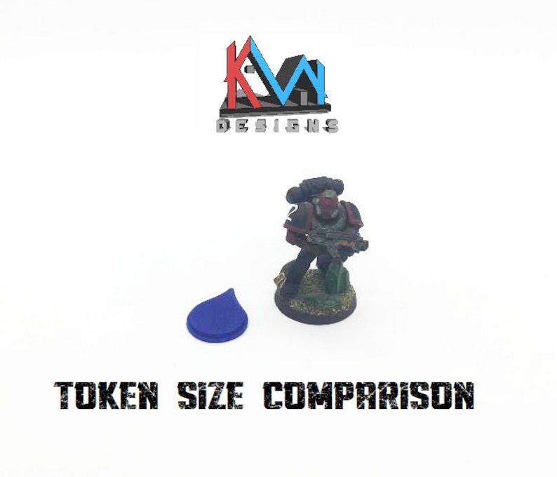 3D Printed - Water Tokens / Markers - Etsy