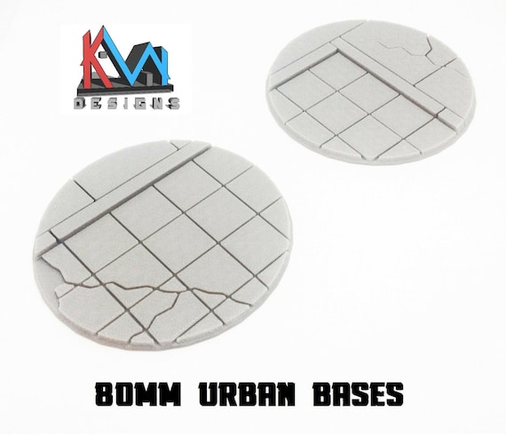 3D Printed 80mm Scenic Urban City Street Bases 2 Styles | Etsy UK