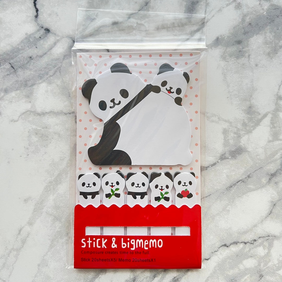 Panda Sticky Notes & Sticky Tabs - Etsy