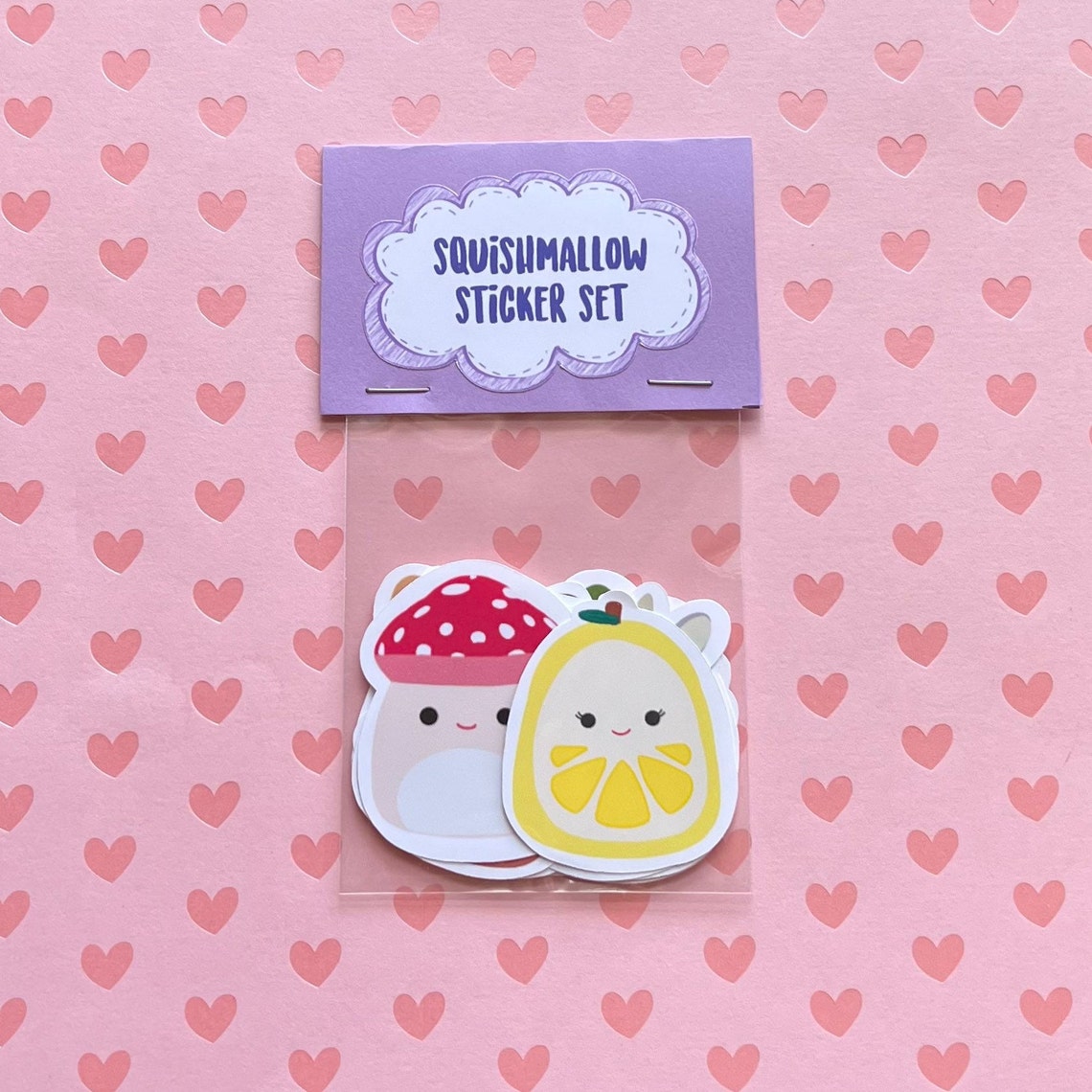 Squishmallow Sticker Set 12 Pc Weatherproof Vinyl - Etsy