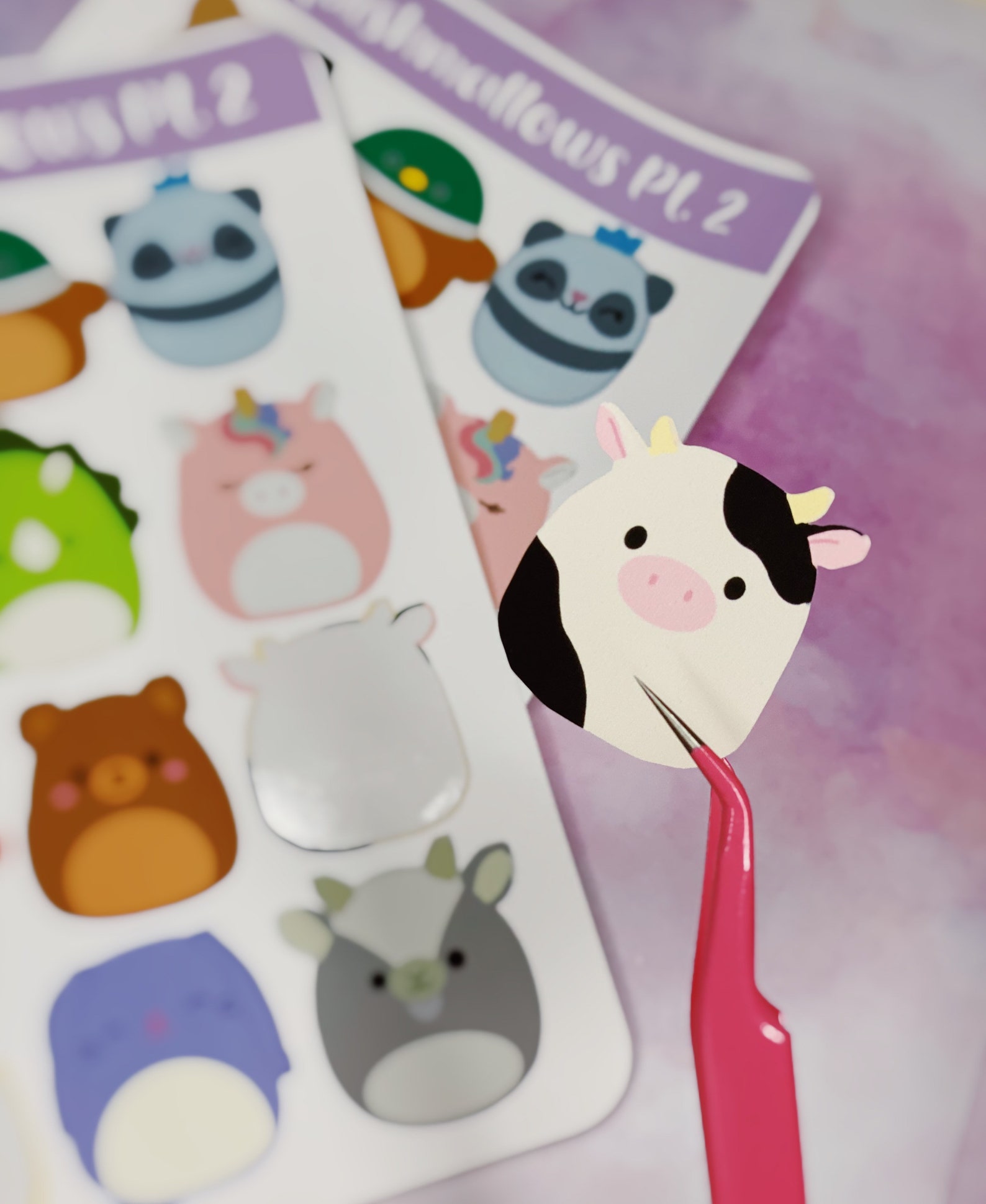 Squishmallow Sticker Sheet Part 2 - Etsy UK