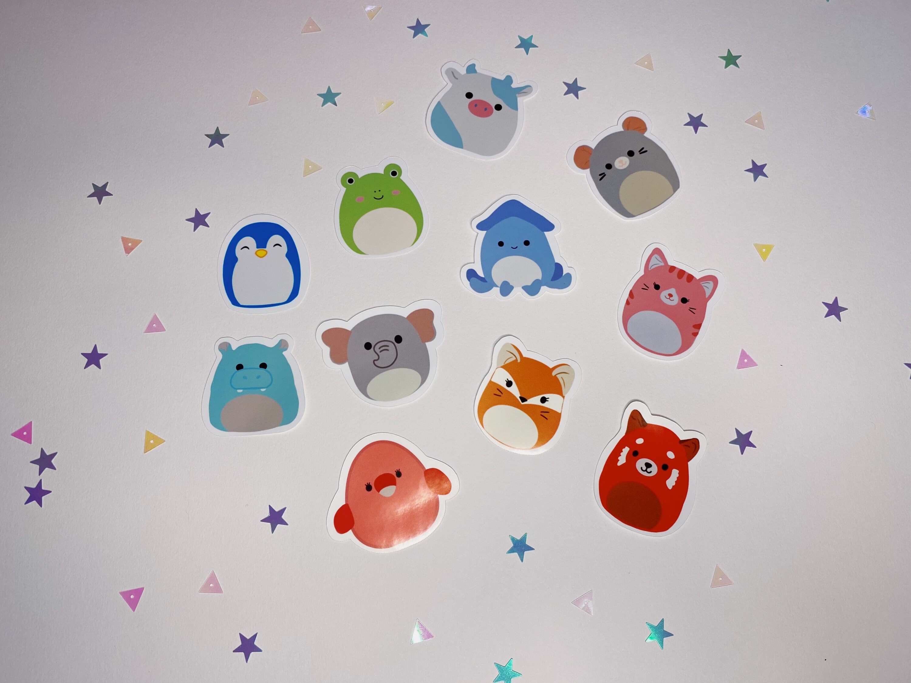 Squishmallow Sticker Set 11 Pc Weatherproof Vinyl - Etsy Australia
