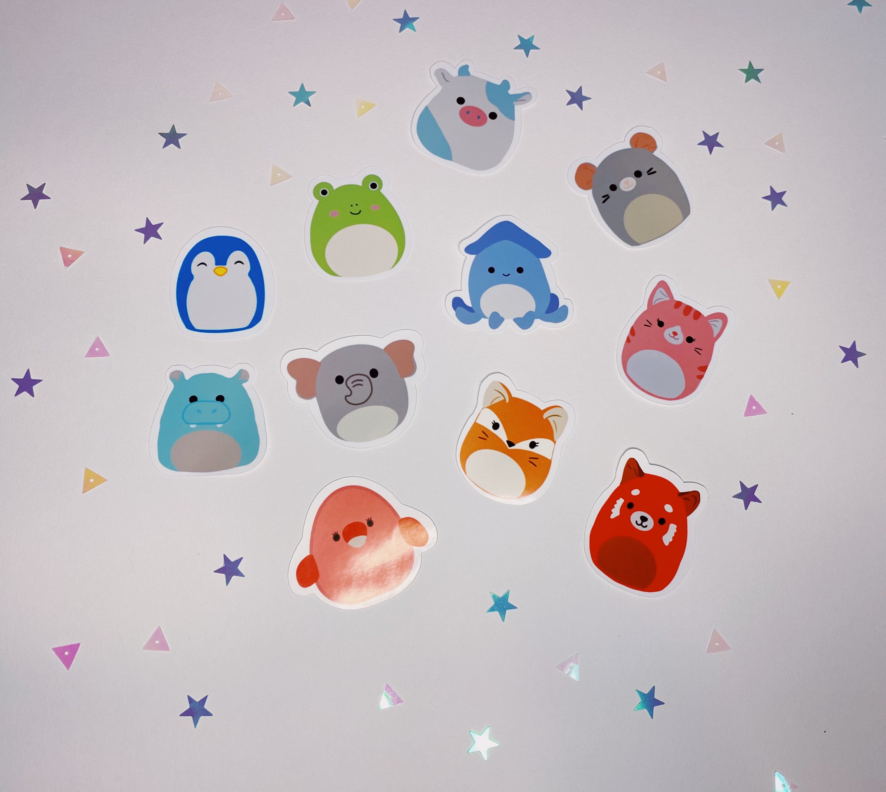 Squishmallow Sticker Set 11 Pc Weatherproof Vinyl - Etsy Australia