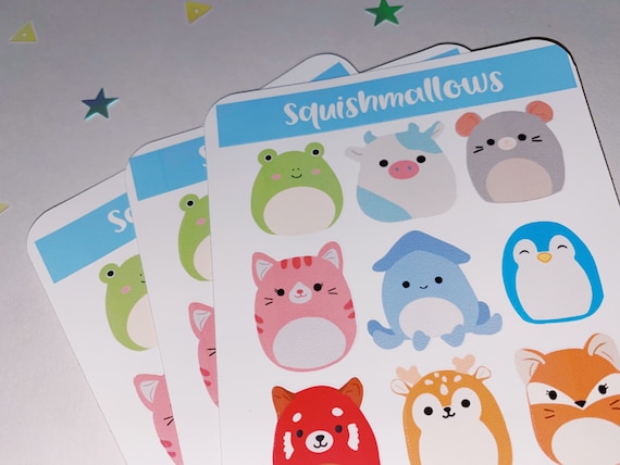 Squishmallow Sticker Sheet Part 2 Stickers Paper etna.com.pe