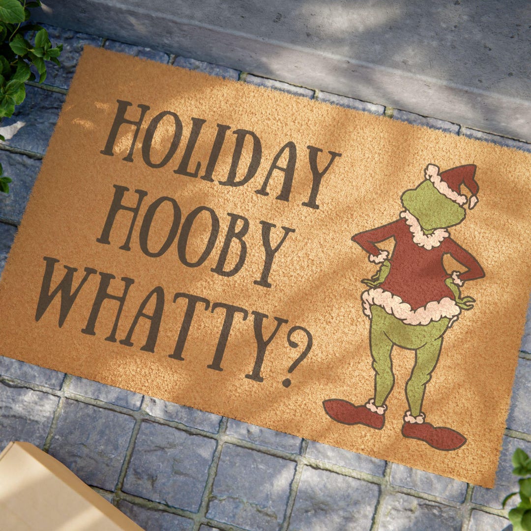 Grinch Doormat Grinch Christmas Gift the Grinch Who Stole Christmas ...