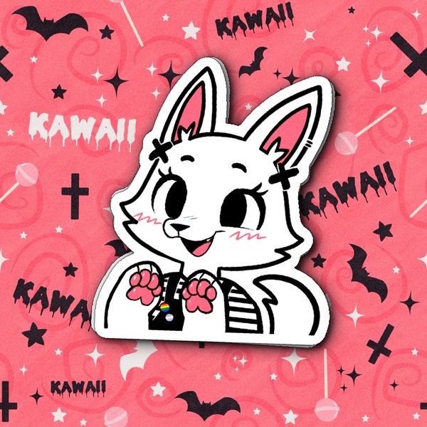 Furry Sticker - Etsy