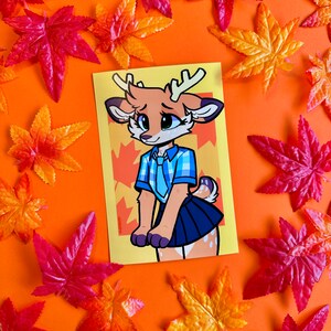 Maple Furry Art Print 4x6 - Etsy
