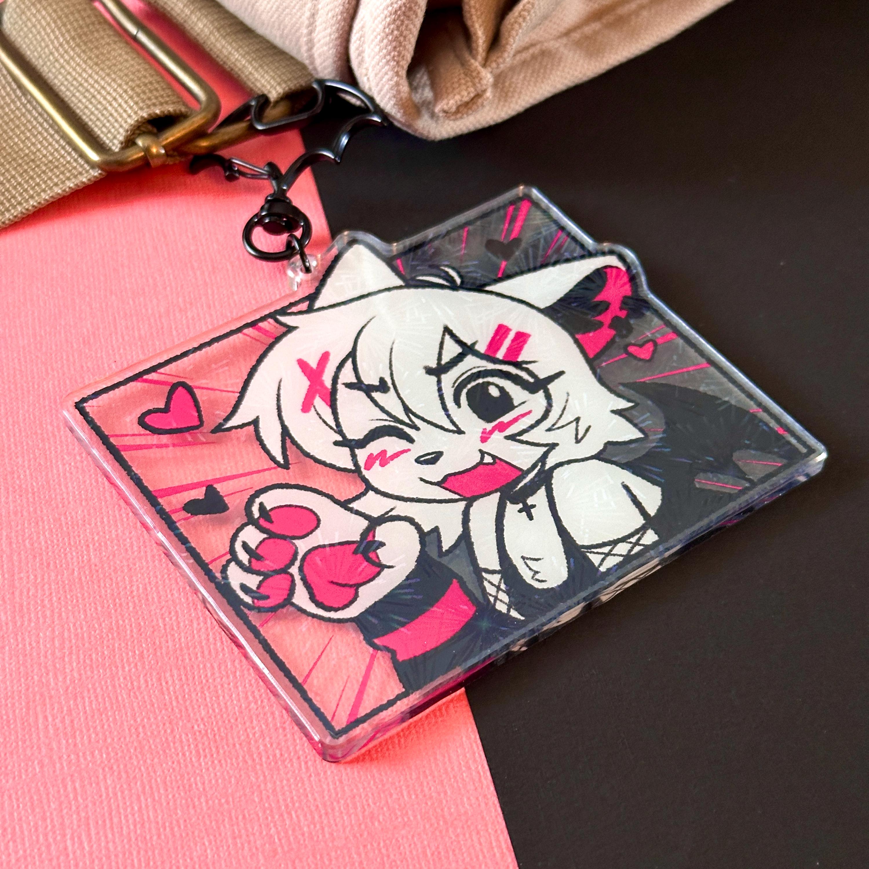 Skye Furry Holographic Acrylic Keychains (4 Inch) - Etsy