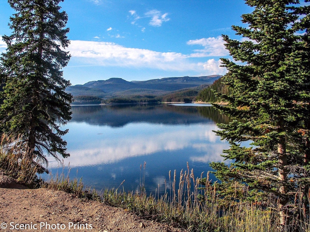 Mountain Lake in Northern Colorado - Etsy