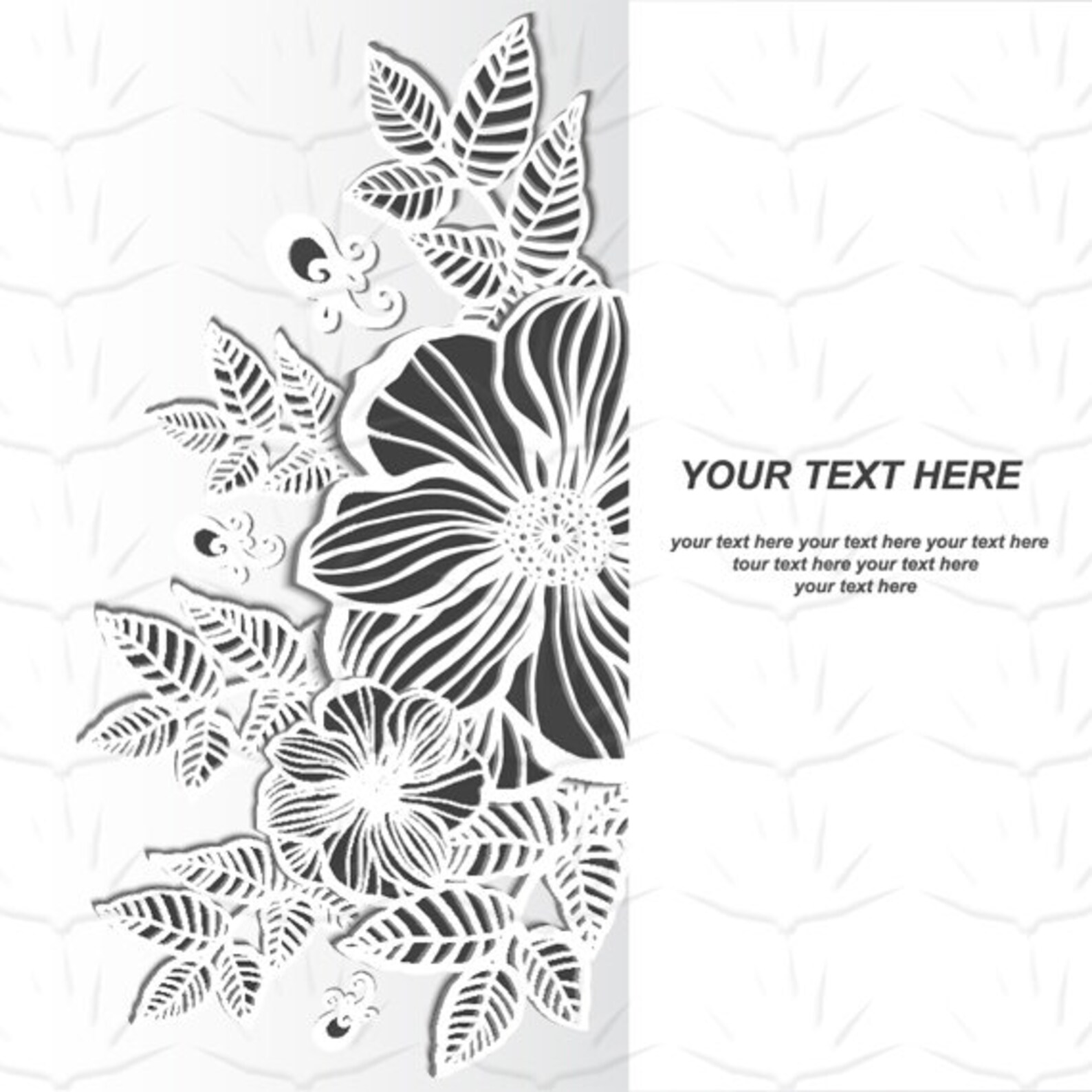 Vector Set of Flowers SVG and DXF Cut Files for Vinyl Cutters, Screen ...