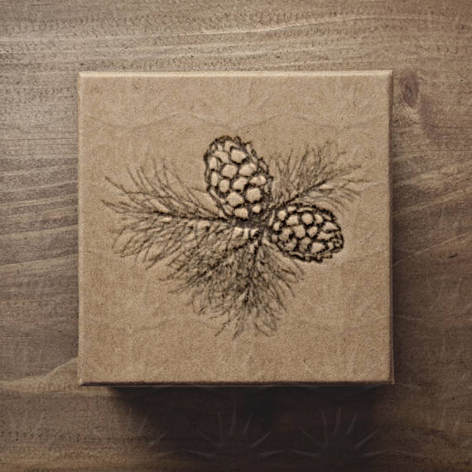 Vector Cedar Branch SVG and DXF Cut Files for Vinyl Cutters, Screen ...