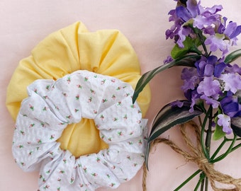 Yellow Scrunchie - Etsy