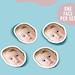 Custom Face Sticker Stickers From Your Photo Portrait Die | Etsy