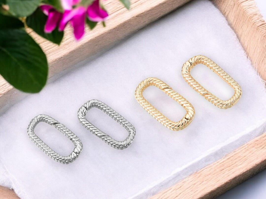 Metal Clasps - Spring Ring Clasp - Triggerless Clasp - Spring Gate ...