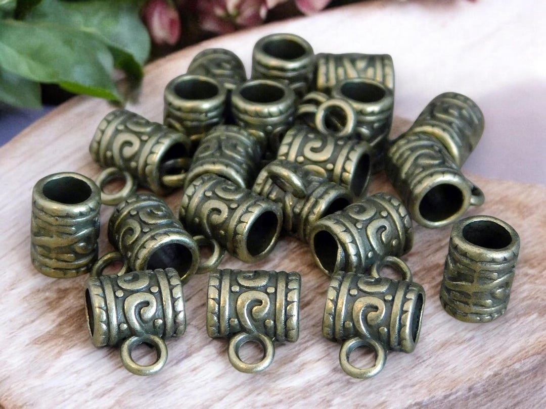 Charm Hanger - Metal Bails - Bronze Bails - Bails for Jewelry - Jewelry ...