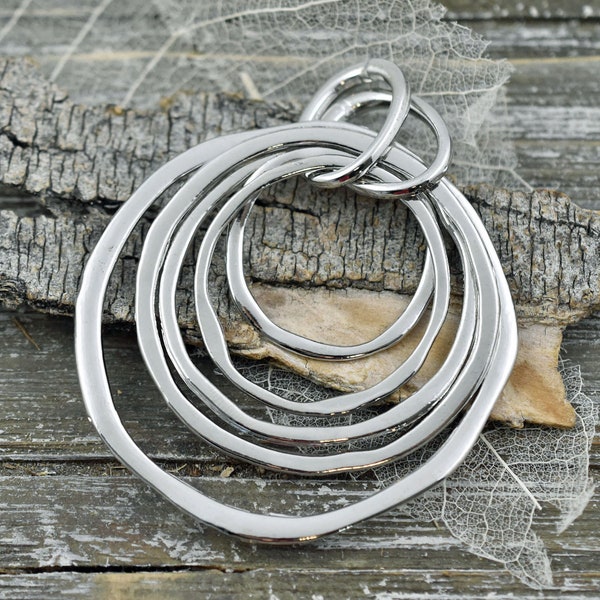 Large Metal Pendant - Etsy
