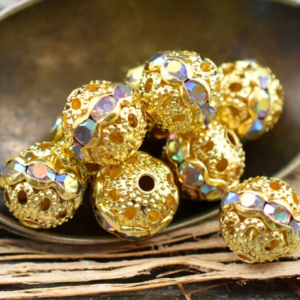 Gold Rhinestones - Etsy