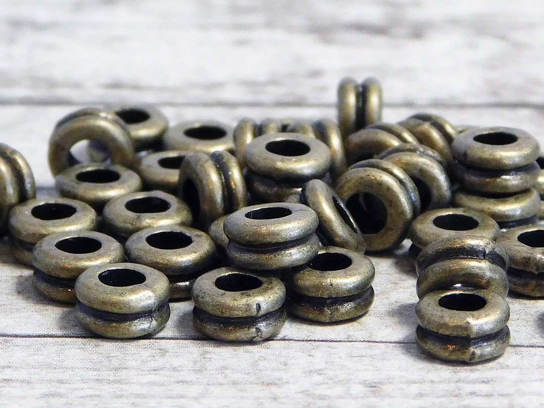 Metal Beads Bronze Spacer Beads Antique Bronze Spacers Metal Spacers ...