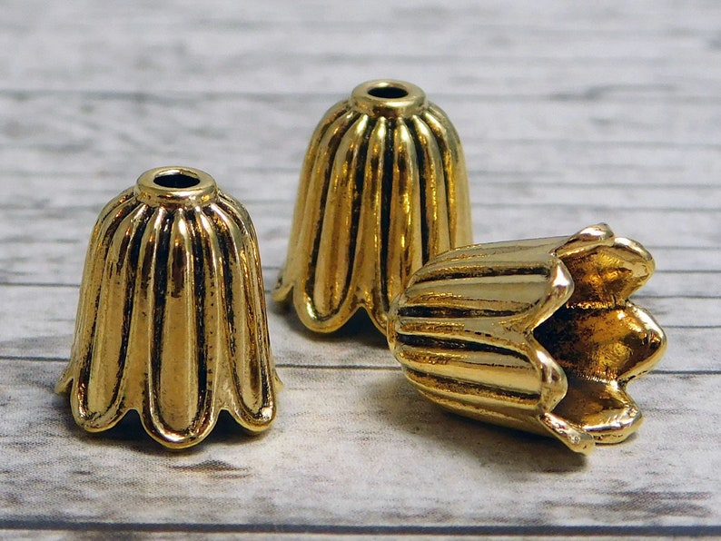 Tassel Caps Bead Caps Gold Tassel Cap Tassel Supplies | Etsy