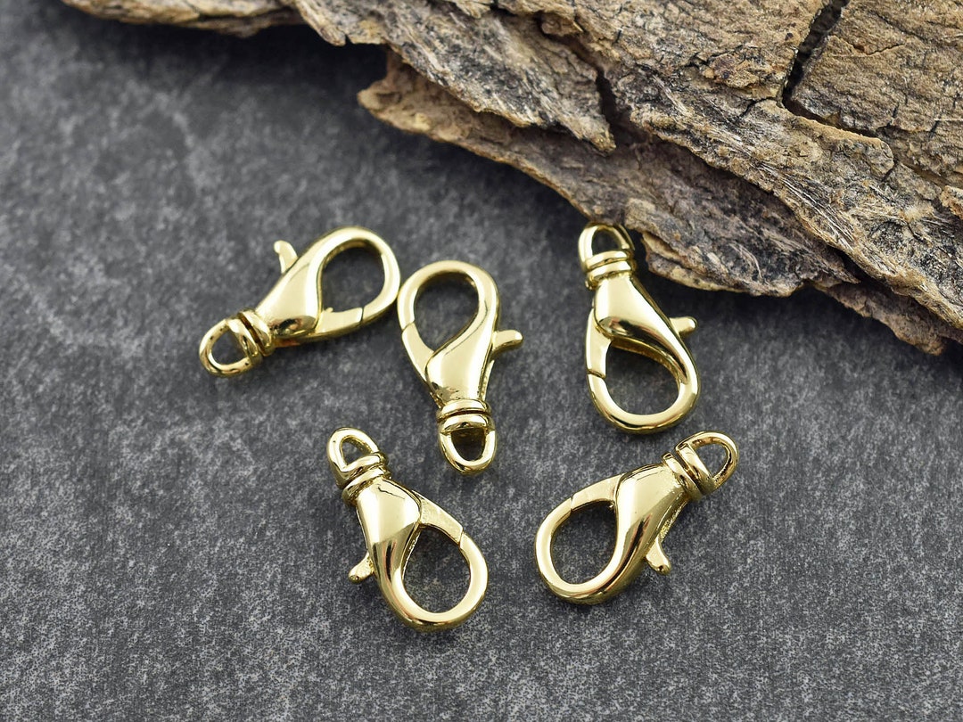 Swivel Lobster Clasp - Gold Lobster Clasp - Lobster Claw - Metal Clasps ...
