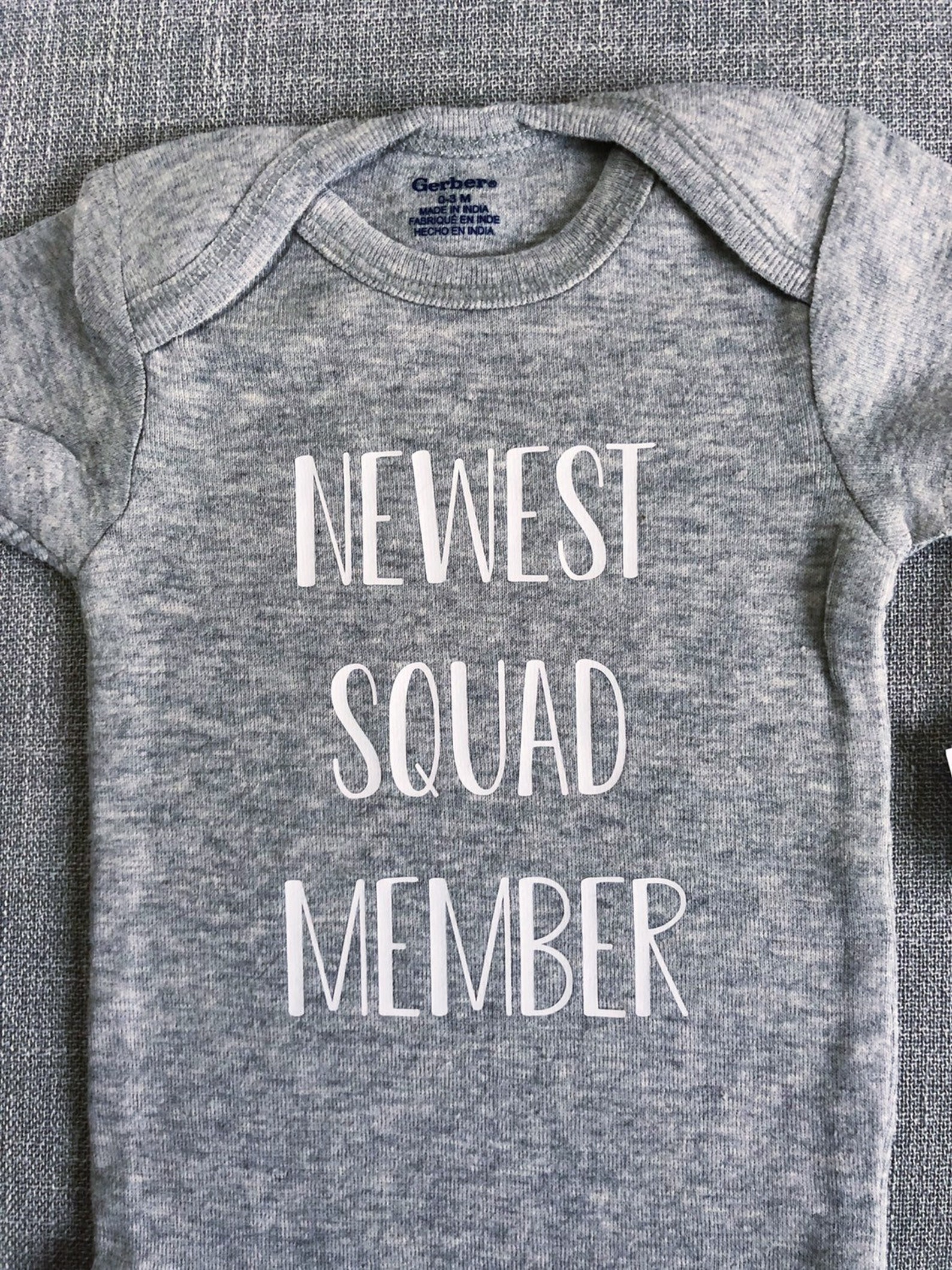 Newest Squad Member Onesie® Baby Onesie® Baby Boy Onesie® - Etsy