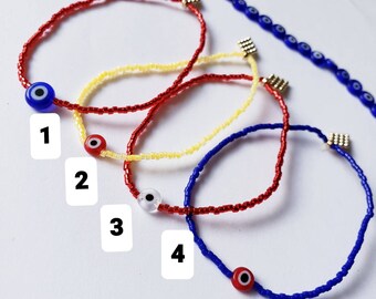 Handcrafted Evil Eye Mal Ojo Bracelet / Earring Set. Bracelet - Etsy