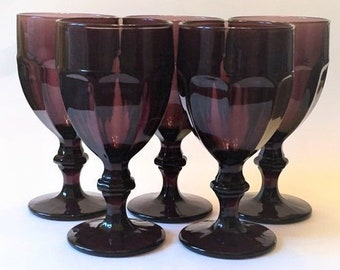 Vintage wine glasses | Etsy