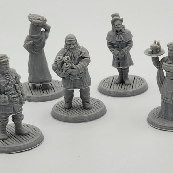 Miniature Terrain Villagers - Etsy