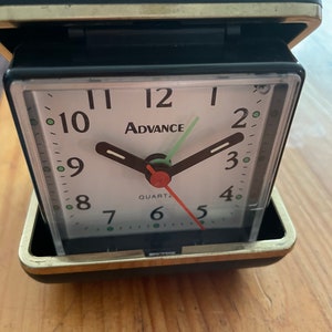 Advance Travel Folding Clock - Etsy