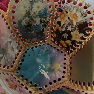 Vintage Hand Made Greeting Card Basket - Etsy
