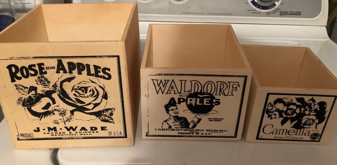 3 Unfinished Garden Planters & 7 Planting Tags - Etsy