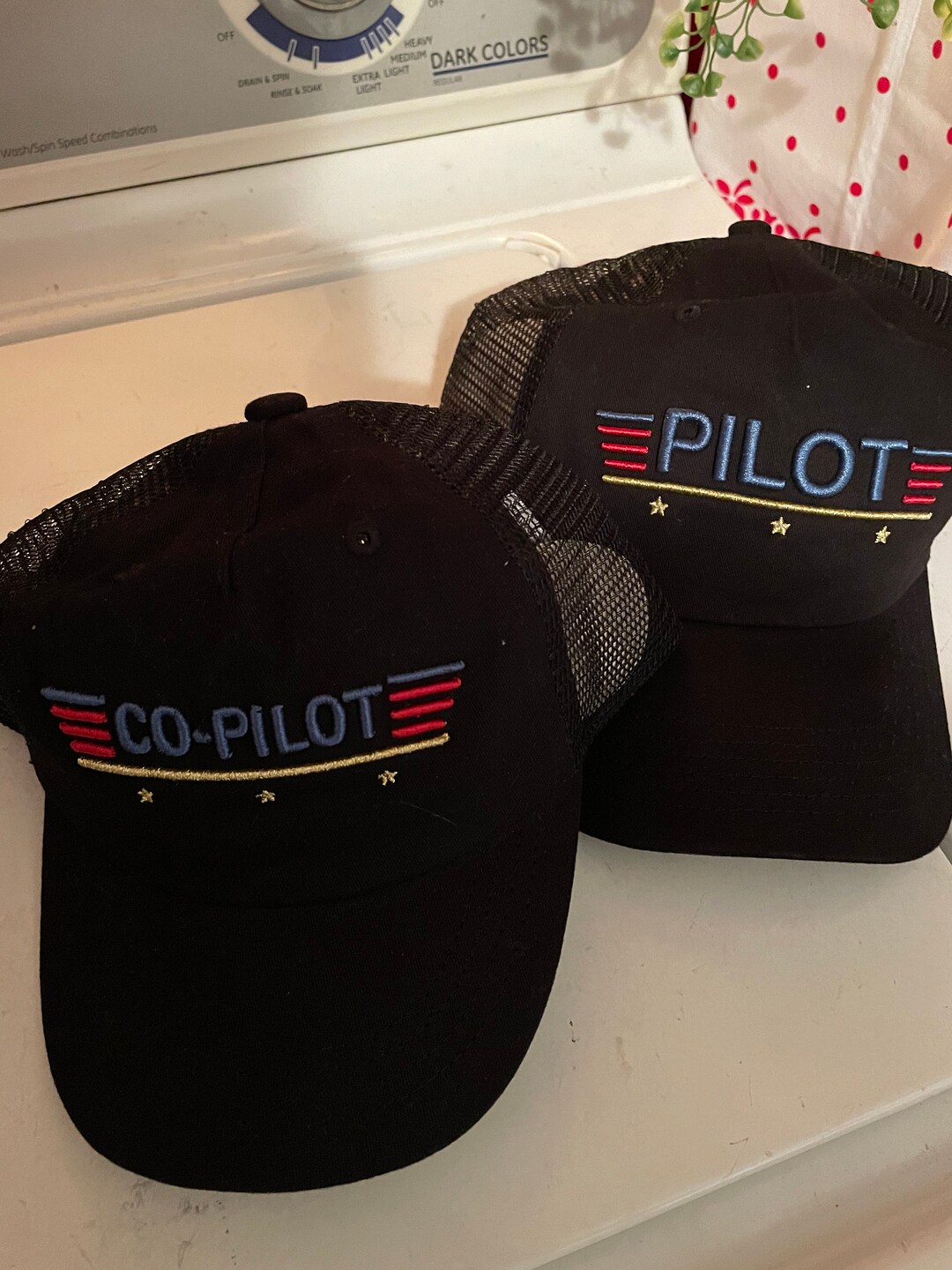 Pilot / Co Pilot Trucker Caps - Etsy