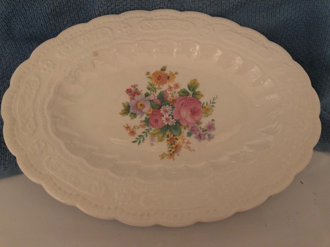 Edwin M Knowles China Platter 36-6 - Etsy