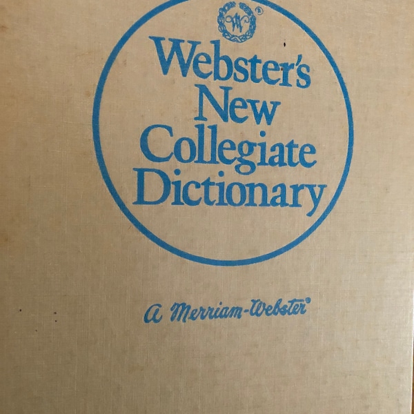 Websters Dictionary - Etsy
