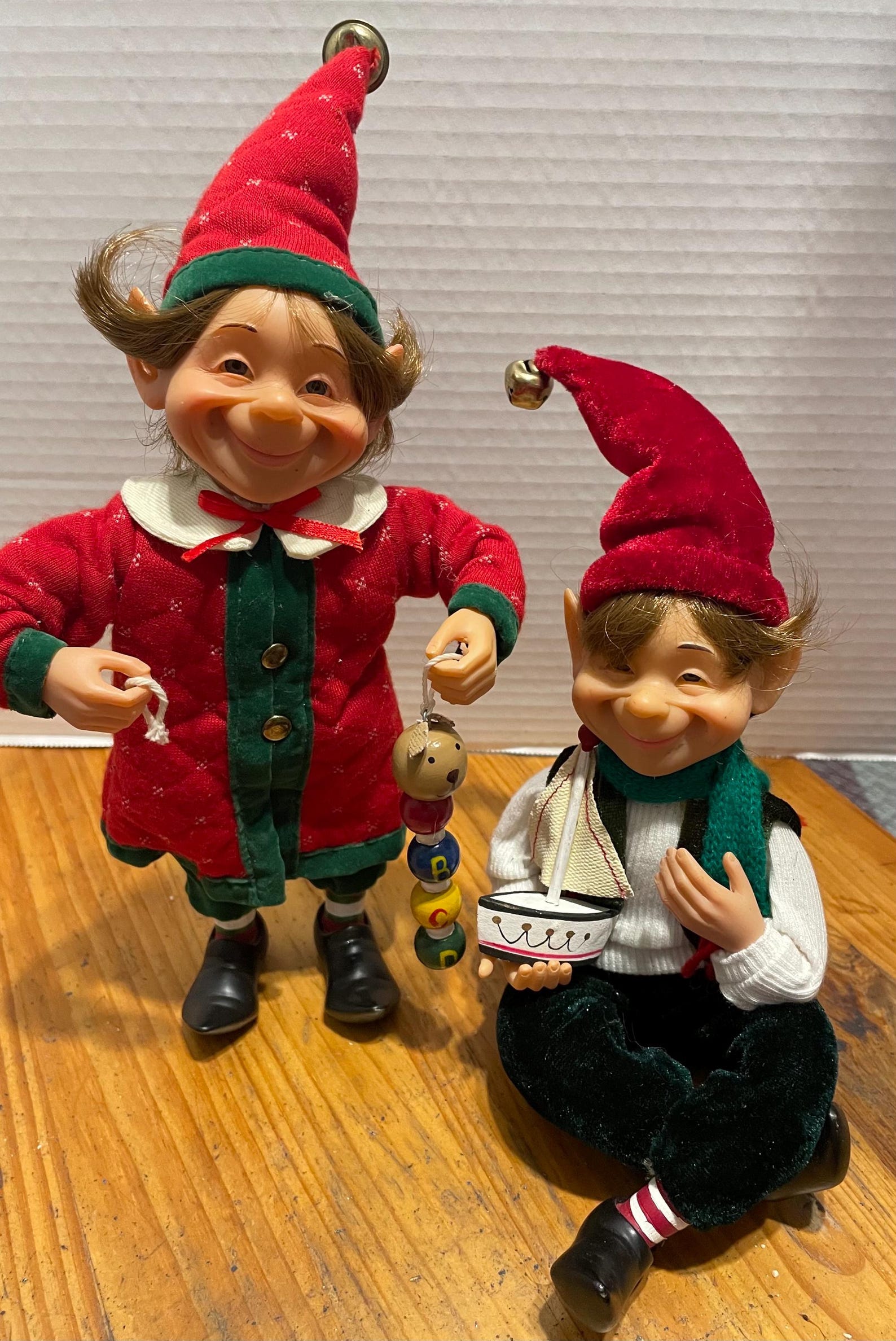 5 Christmas Elf Figures - Etsy