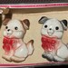 Vintage Miller Chalkware Wall Plaques 3 Puppies - Etsy