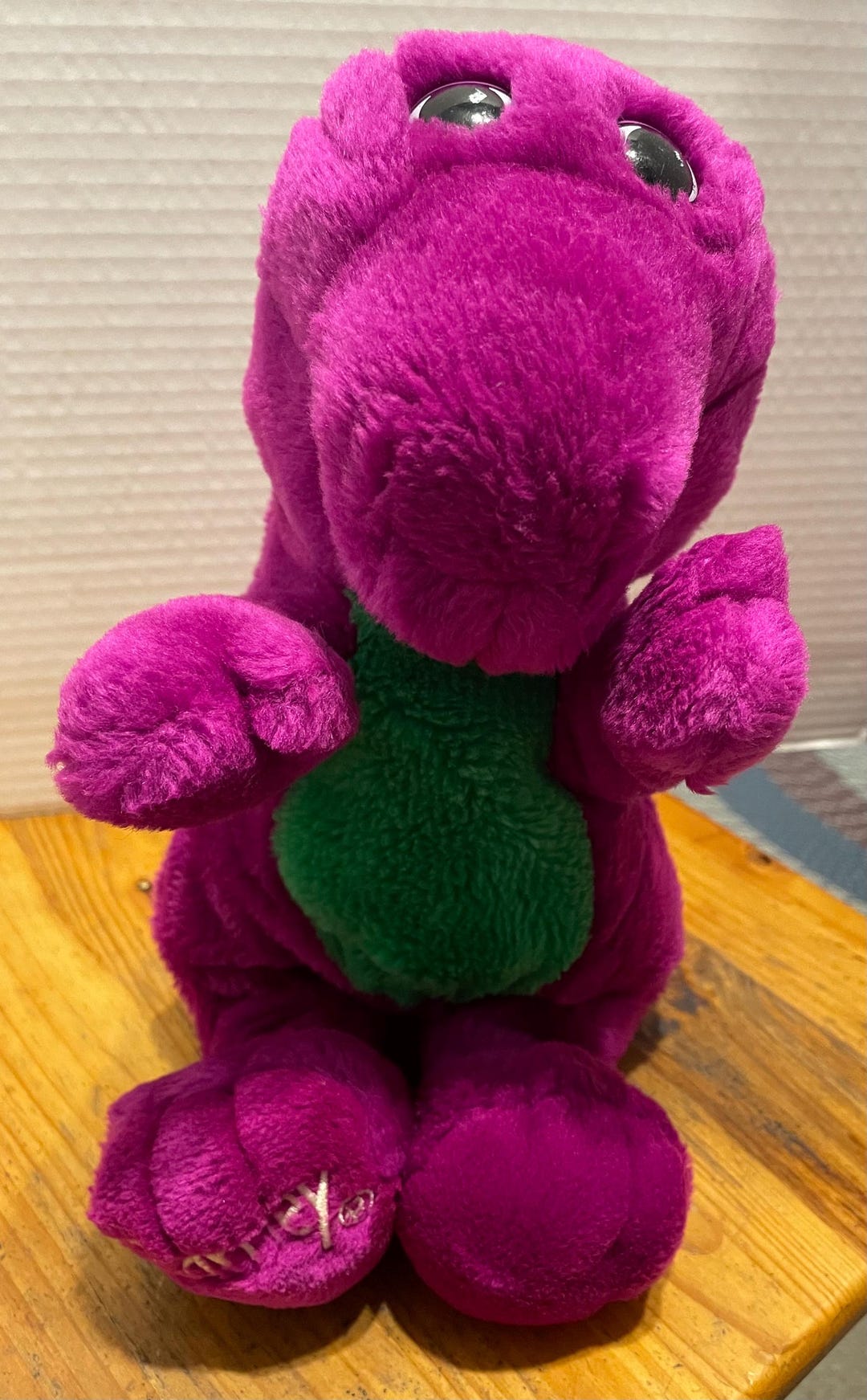 Vintage Plush Barney & Barney Ornament - Etsy