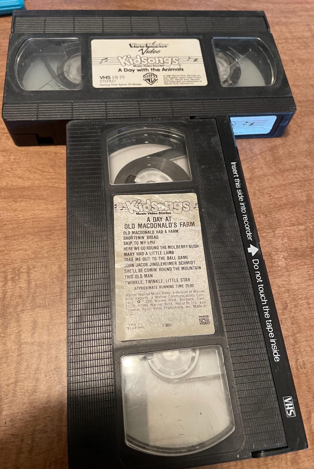 2 Kids Songs & 1 Sing A Long VHS - Etsy