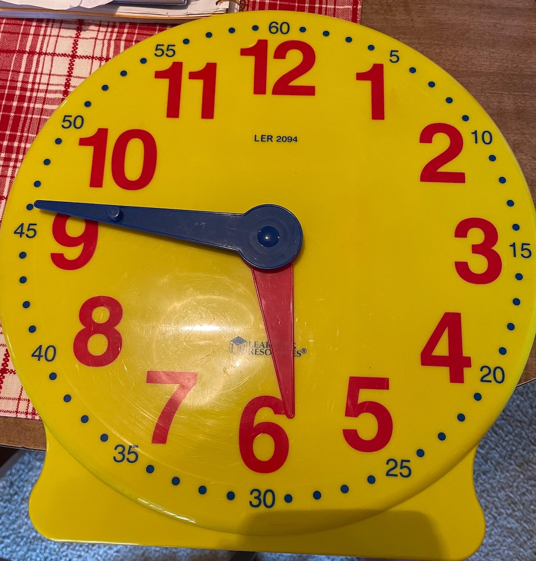 Learning Resources Big Teaching & Demonstration Clock - Etsy