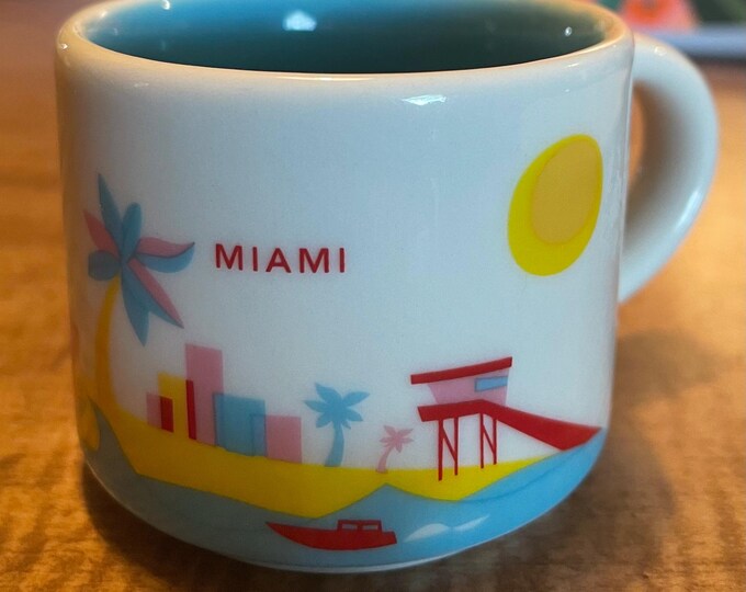 Starbucks you Are Here Miami Ceramic Mug Ornament - Etsy