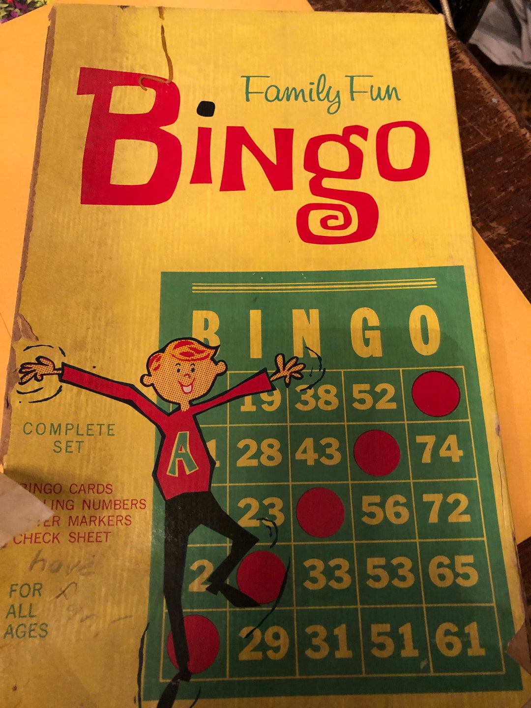 Family Fun Bingo - Etsy