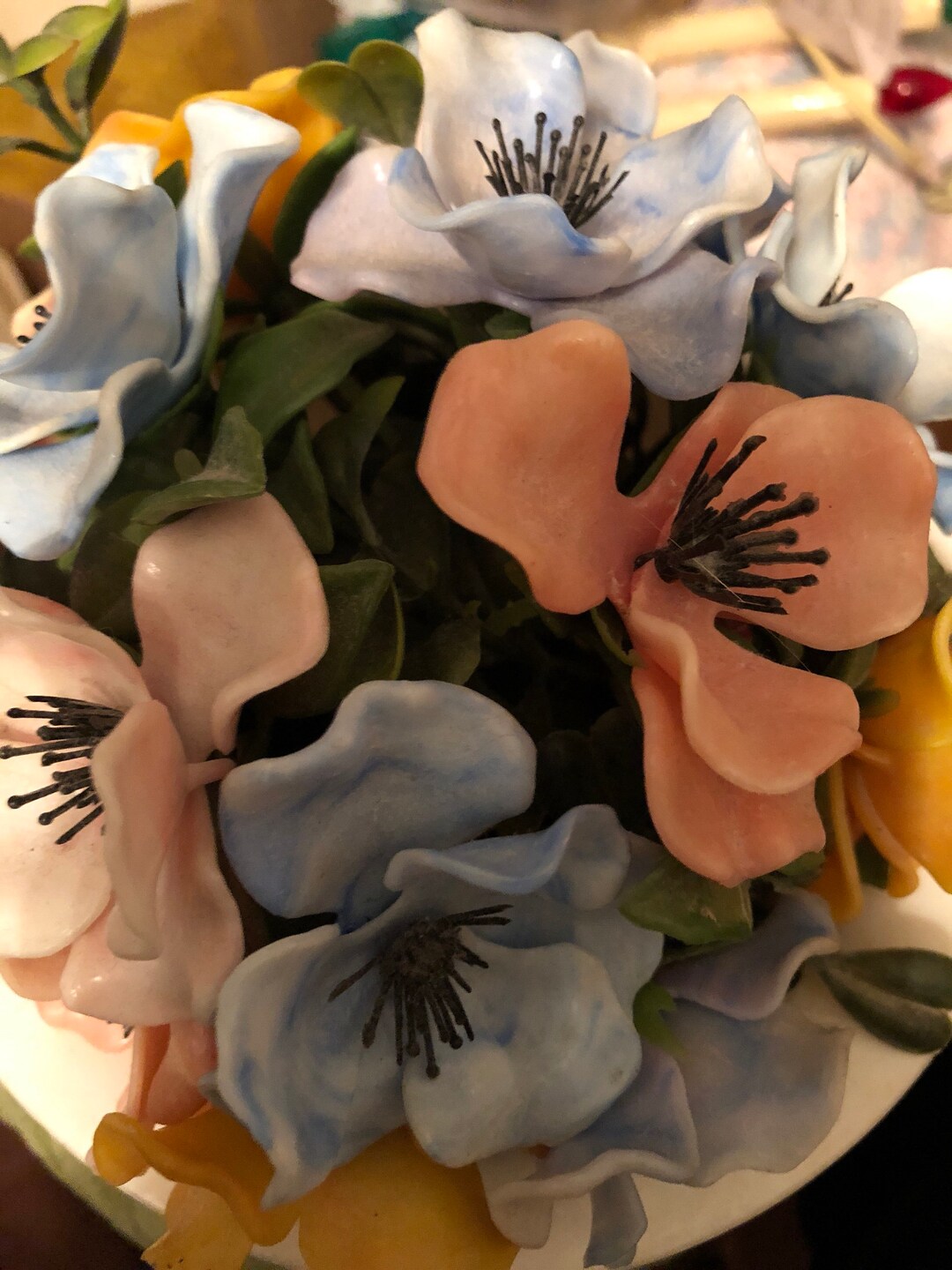 Vintage Plastic Flowers in Chamber Pot - Etsy