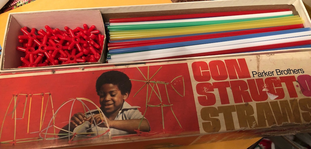 Parker Brothers Construct-o-straws Game - Etsy