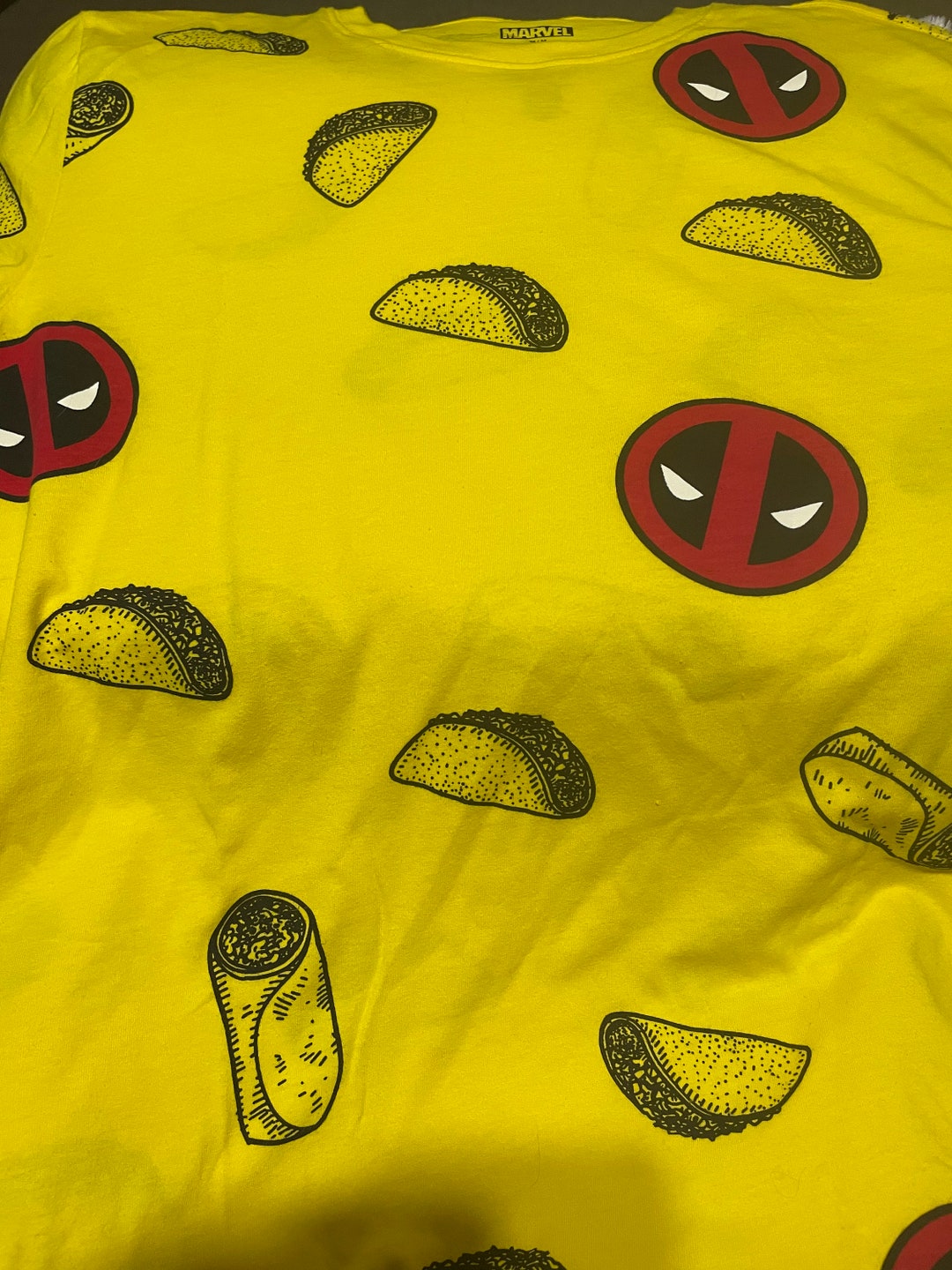 Marvel Deadpool Medium Chimichanga Taco T Shirt - Etsy