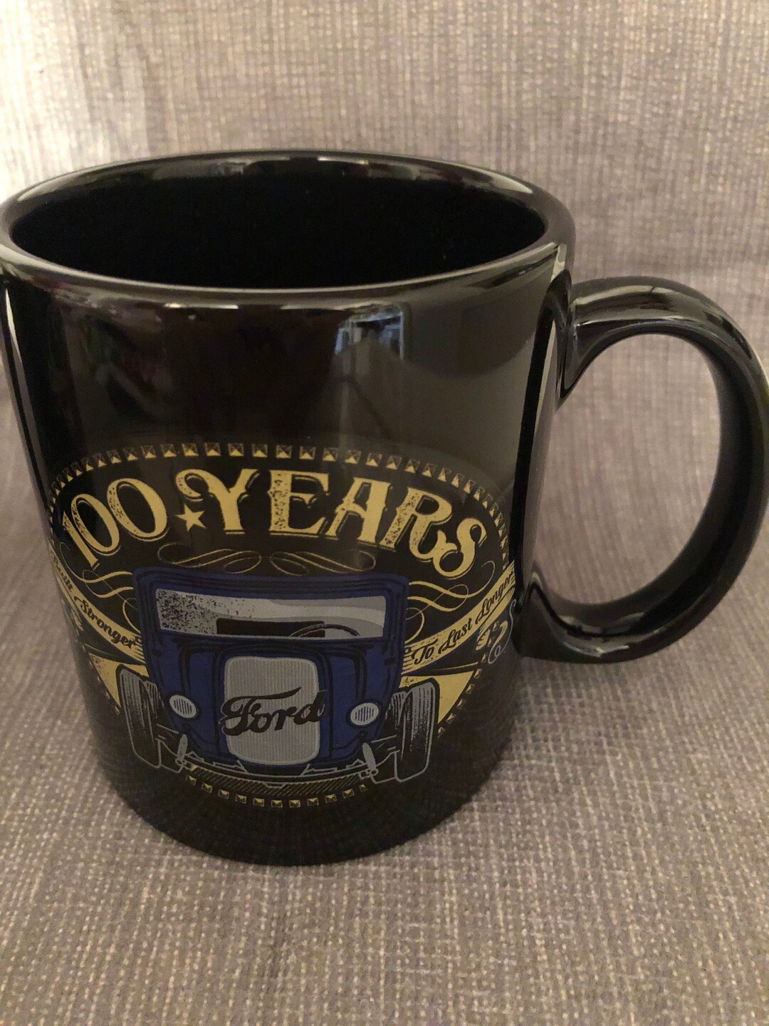 2 Ford 100 Years Black Mugs - Etsy