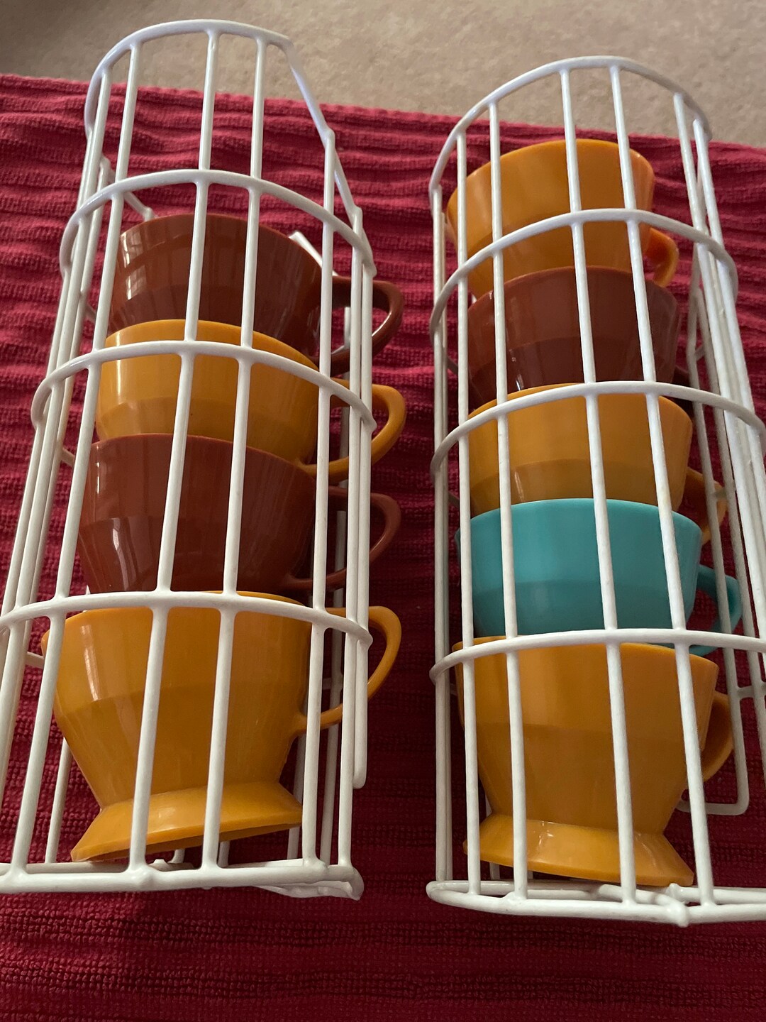 Vintage Plastic Solo Cups With Racks - Etsy