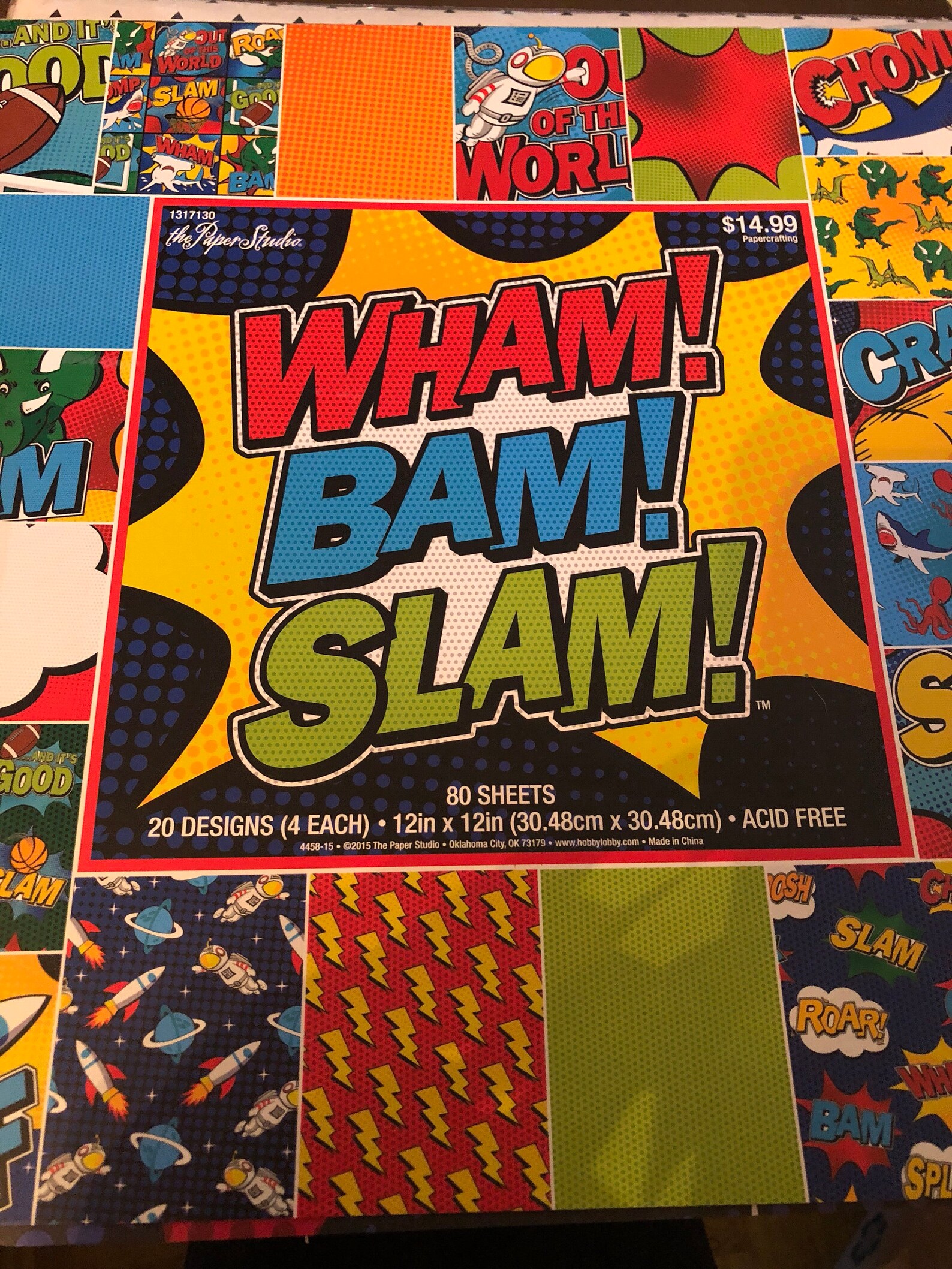 Scapbook and Wham Bam Slam Paper | Etsy